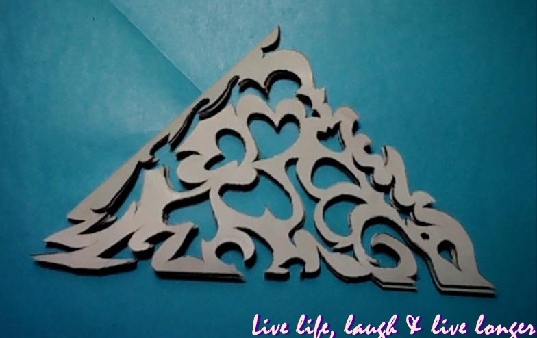Live Life, Laugh and Live Longer: Paper Cut designs as a decorative ...