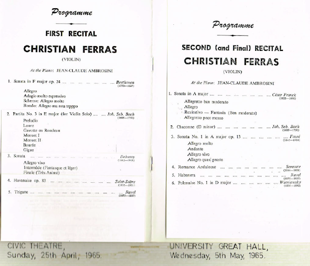 Celebrated musicians' concert tours of Southern Africa 1953 -1978 ...