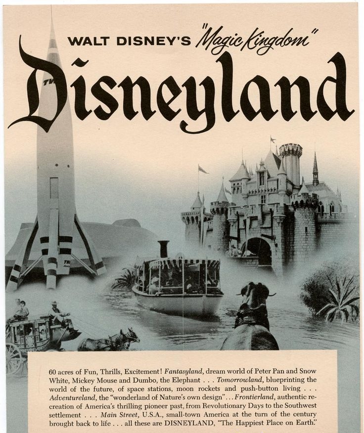 Disney Avenue: 42 Vintage Disneyland Advertisements That Will Blow You Away
