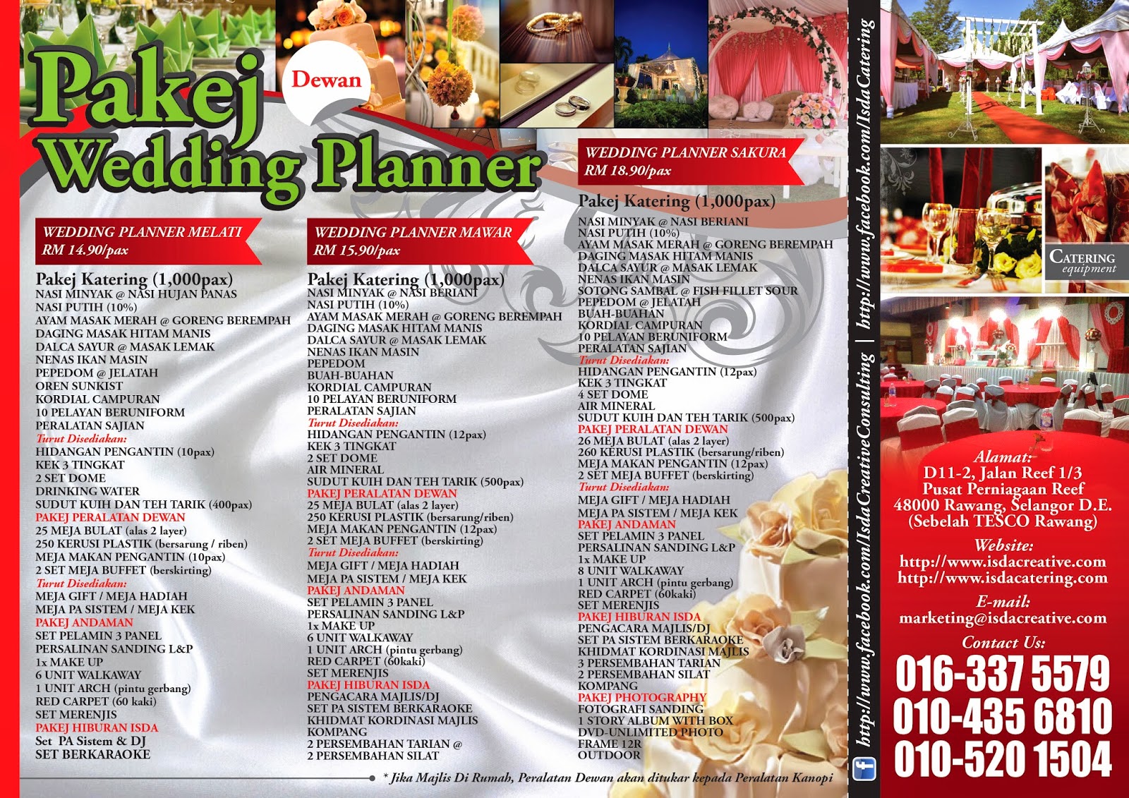 PAKEJ KATERING DEWAN/KANOPI DAN WEDDING PLANNER DEWAN/KANOPI 2014 ...
