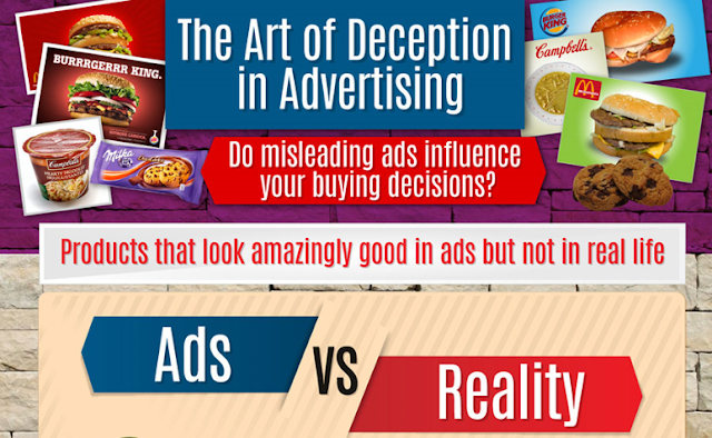 The Art Of Deceptive Advertising [Infographic] | Poketors - Technology Blog