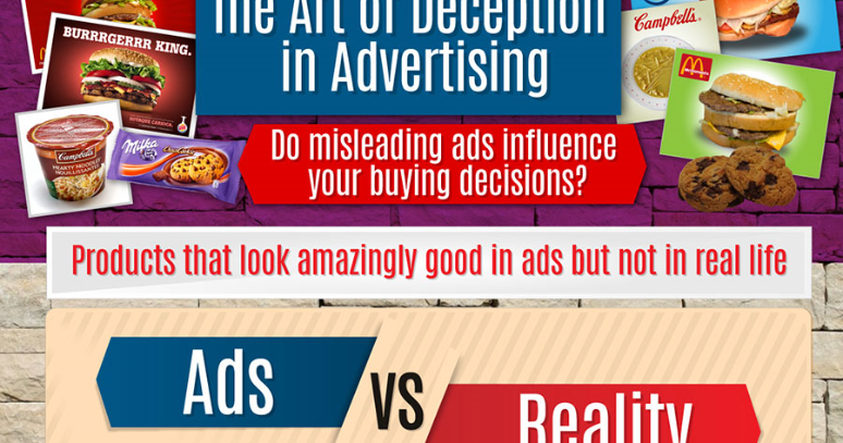 The Art Of Deceptive Advertising [Infographic] | Poketors - Technology Blog
