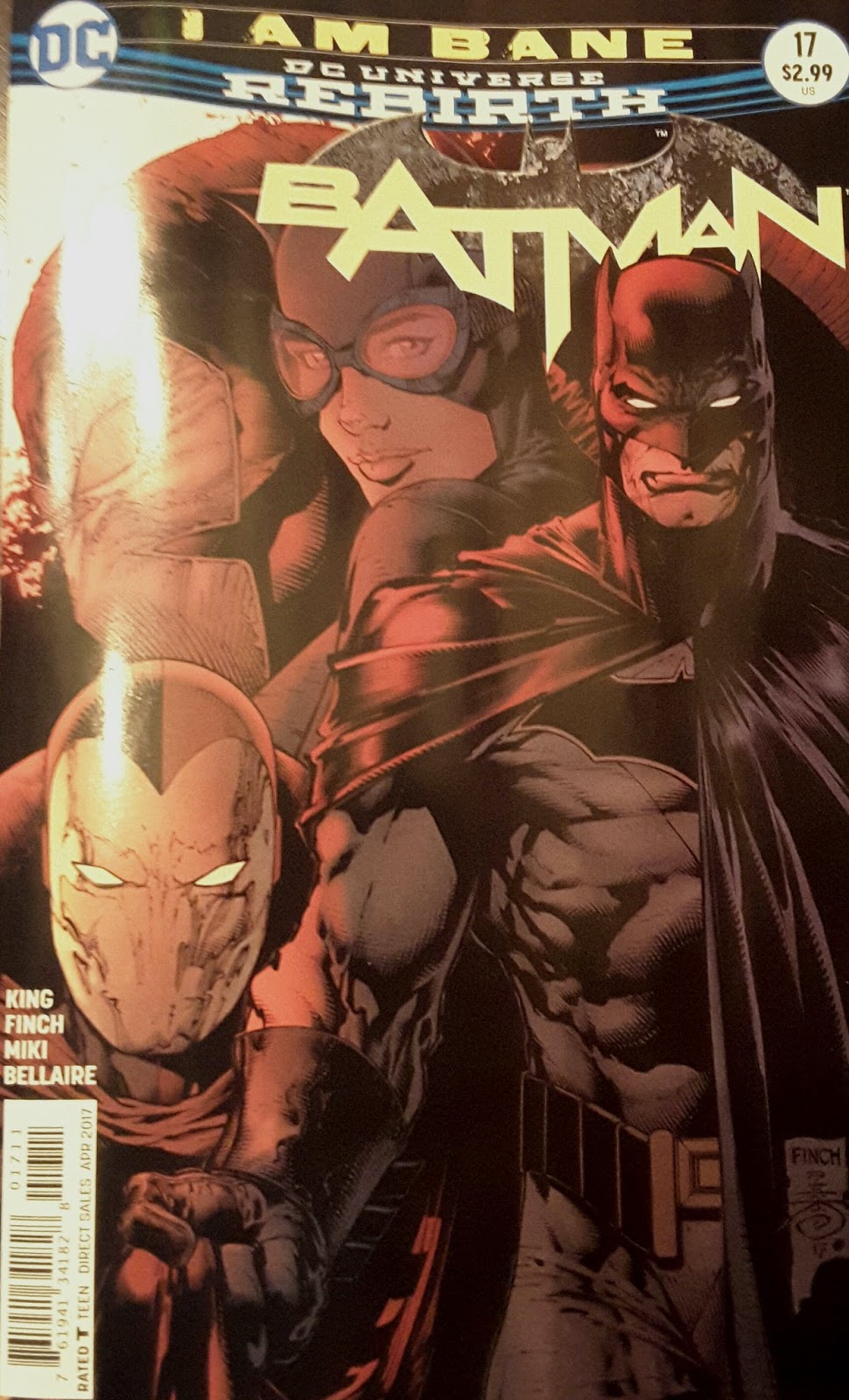 The Geektified Blog: Comic Book Review: Batman #17, I Am Bane, Pt. 2