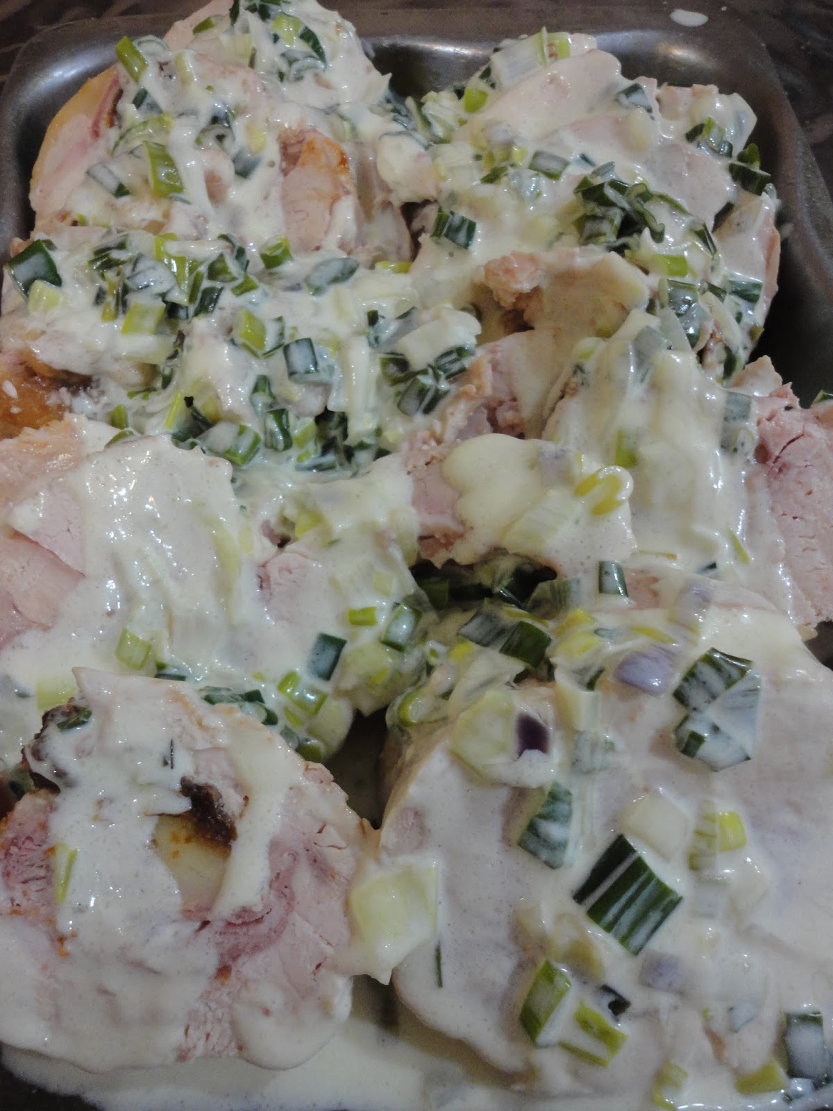 fionaartesanal: Pollo deshuesado relleno panceta mozzarella y ciruelas ...