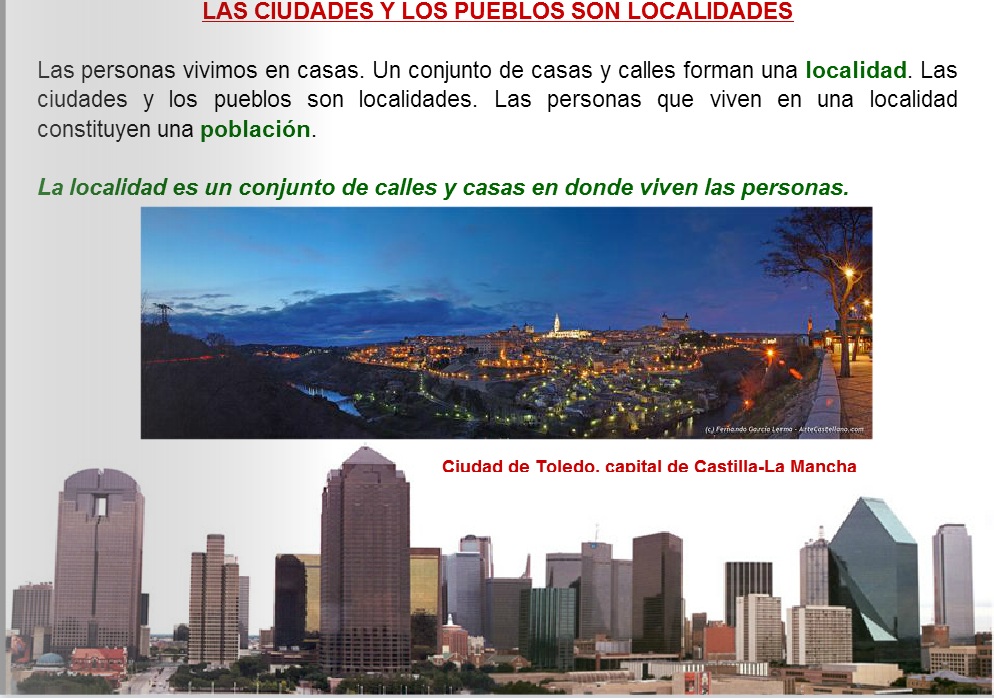 Aprender investigando: PARA LA EXCURSIÓN COMPARACIÓN DE BARRIOS