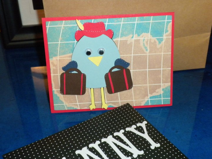 ~ Marilyn's Crafts ~: Farewell / Travel / Bon Voyage Card