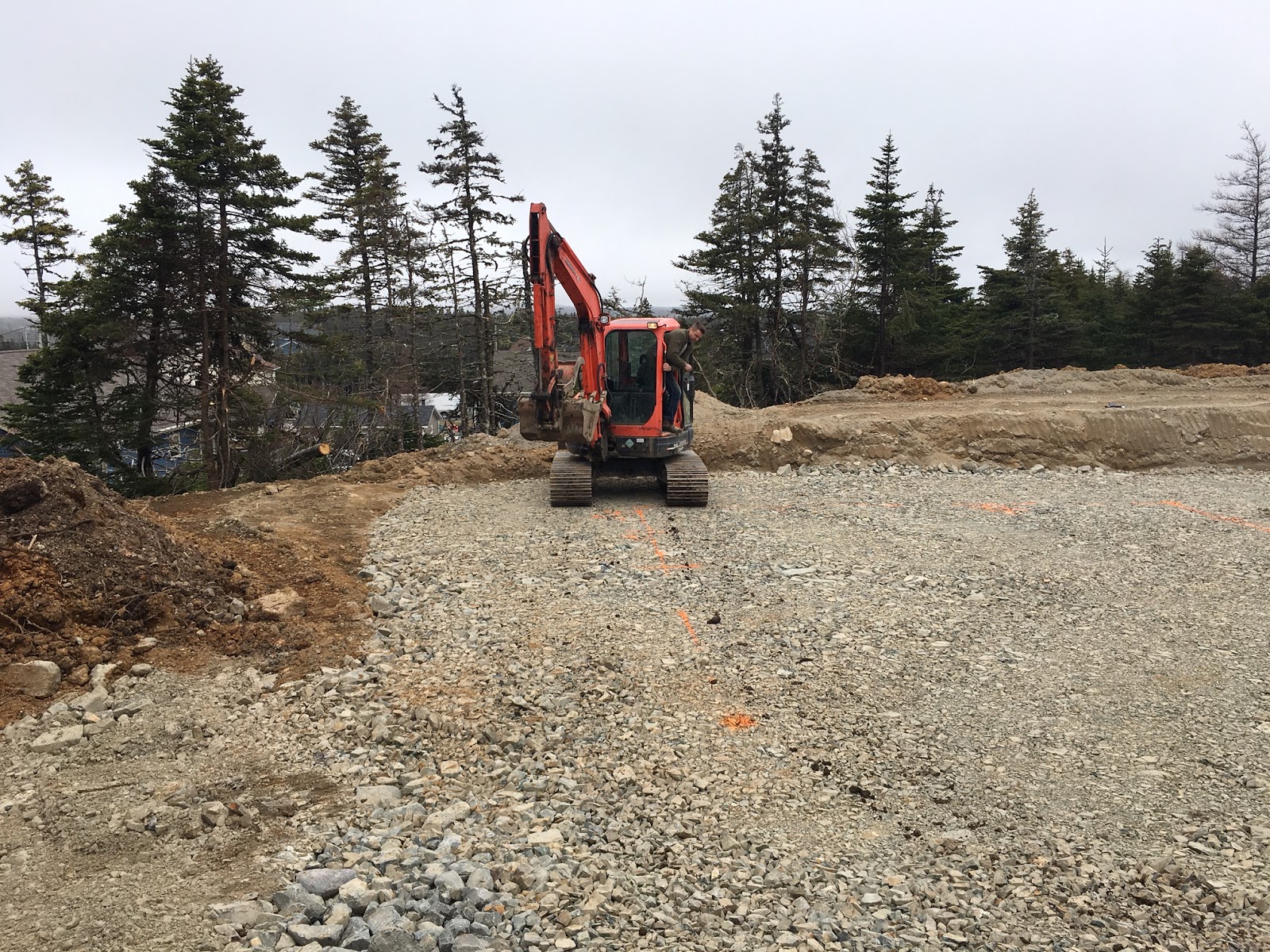 Digging the Foundation Footing