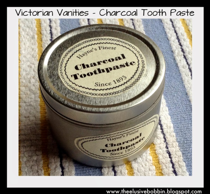 The Elusive Bobbin: A Clean Start a.k.a Historic Charcoal Toothpaste