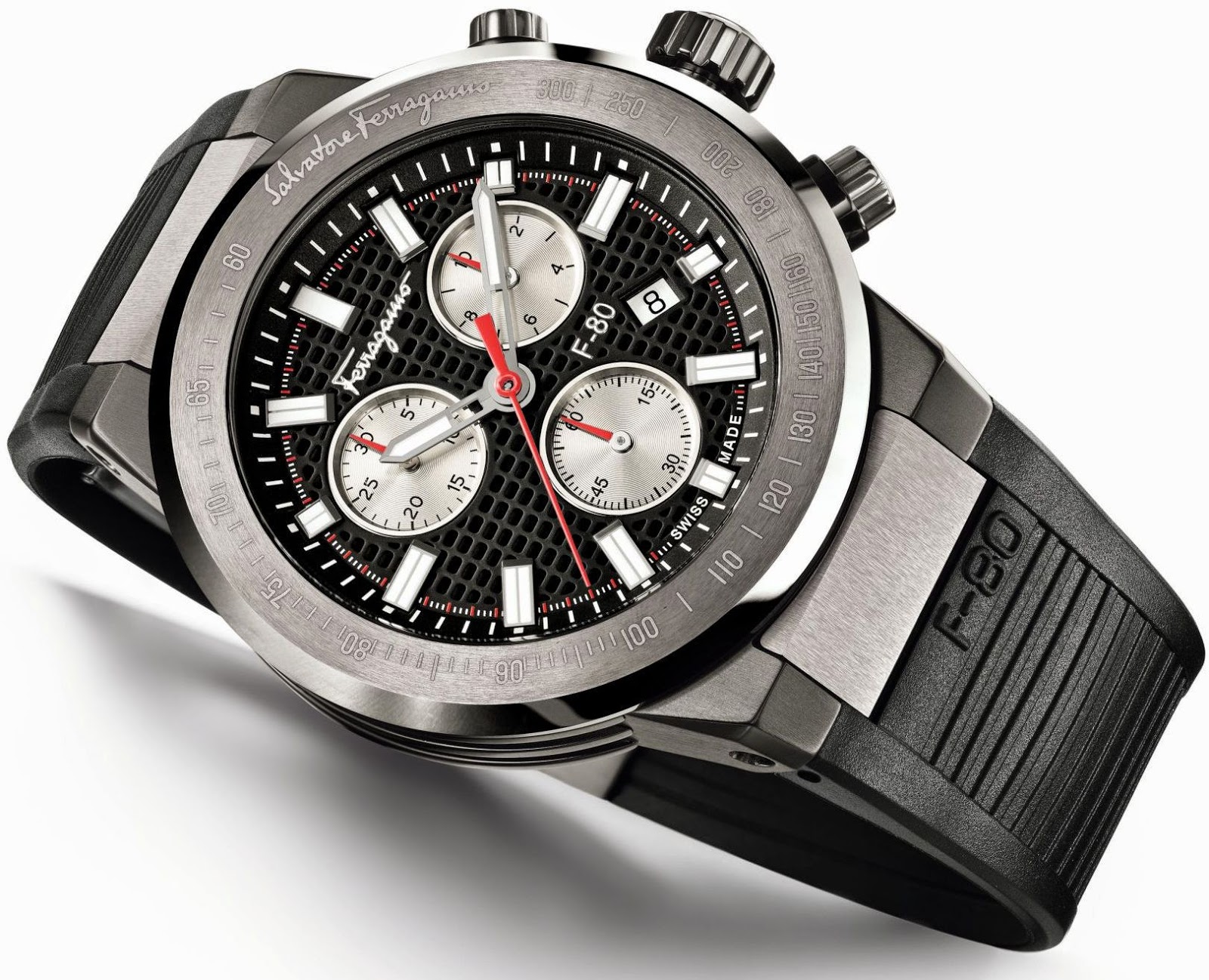 Salvatore Ferragamo Timepieces - F-80 Quartz Chronograph 44mm ...