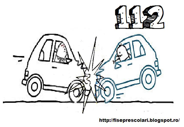 APEL DE URGENTA 112 - FISE de colorat pentru copiii de gradinita ...