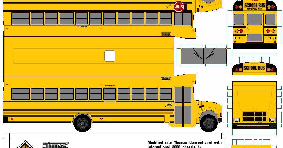 SP. Papel Modelismo: PaperCraft Thomas Conventional 3800 International ...