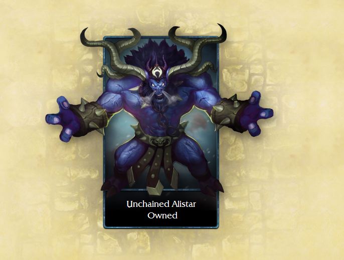 Legends Parody: Free Unchained Alistar Skin