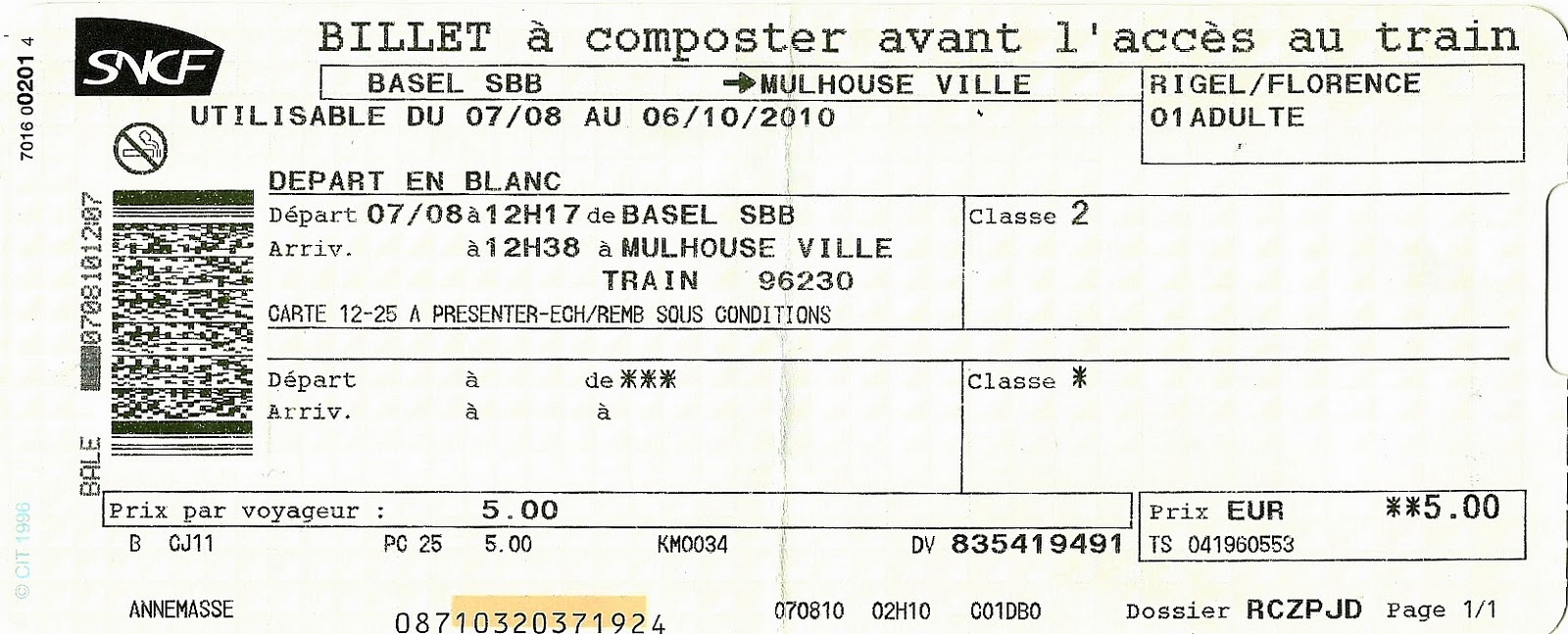 Sncf Billet