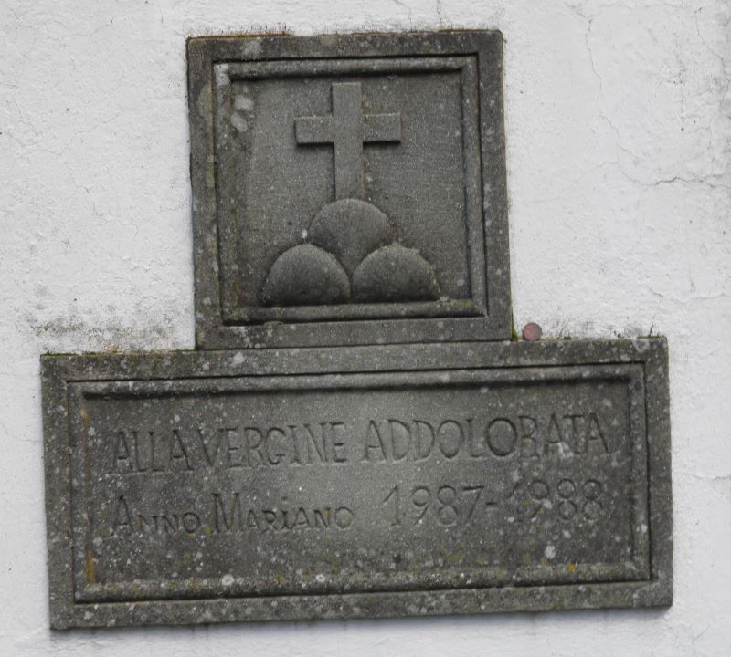 Tabernacoli italiani: Vaglia. Vergine Addolorata