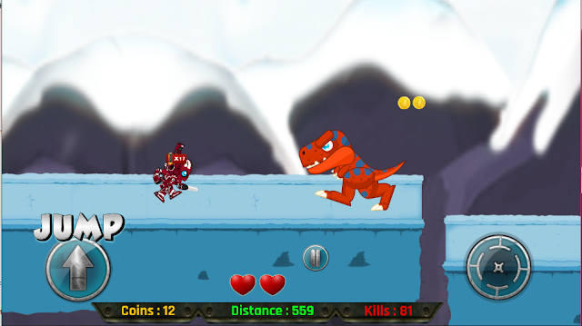 Red Robot vs Dinosaurs:Unity 2D game Development - Comsian Developers