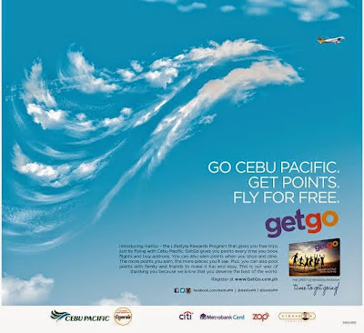 Manila Shopper: #FlyForFREE at Cebu Pacific's GetGo Rewards Program