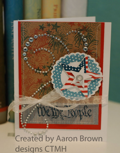 PINK PAPER COTTAGE: SOME PATRIOTIC CARDS.