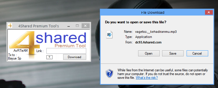 Dowmload: 4Shared Premium Tools