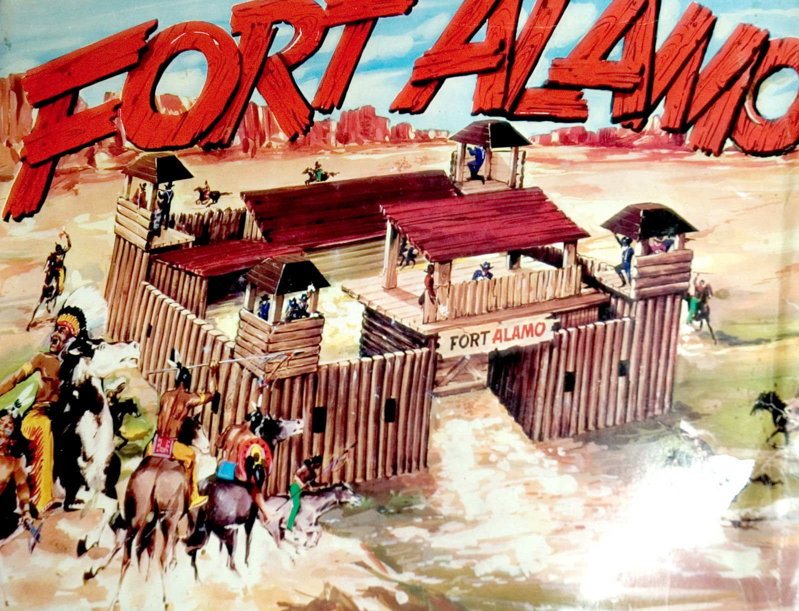 TOY SOLDIERS & VINTAGE GAMES: Fort Alamo
