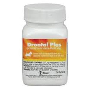 Medi-Vet Blog for Pets: Drontal Plus 22.7mg for Dogs 2 - 25 lbs