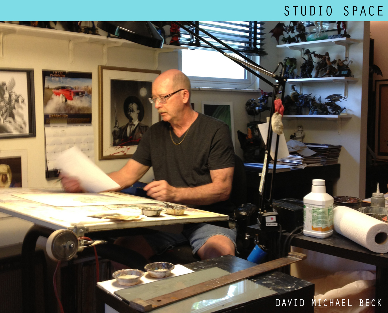 Cincinnati Illustrators Blog: STUDIO SPACE: David Michael Beck