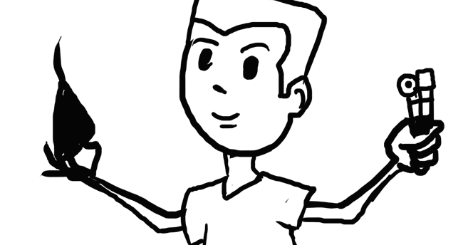 Caricature Artist: Naputukan ng Paputok animated clip art