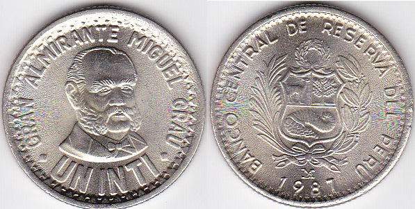 MI COLECCIÓN DE MONEDAS Y BILLETES: PERU - INTIS (1985 - 1991)