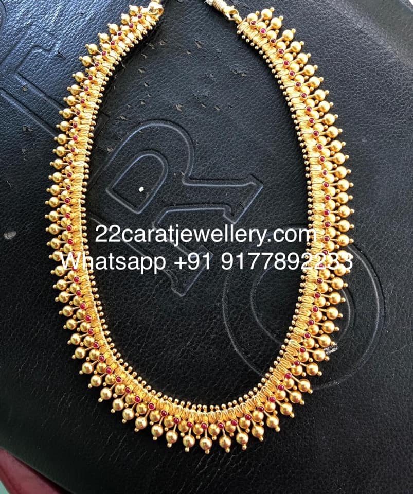 Traditional Silver Haram Designs - Jewellery Designs