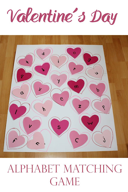 Life.Love.Craft: How to Make a Valentine's Day Themed Alphabet Matching ...