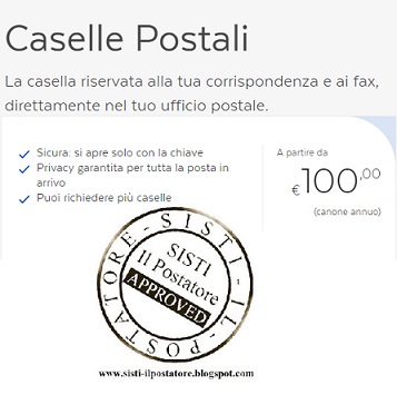 SiSti Il Postatore: Come attivare una casella postale: servizio Casella ...