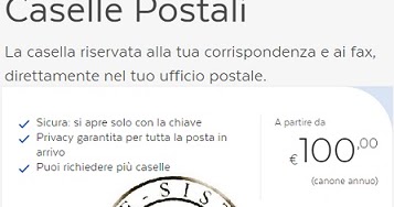 SiSti Il Postatore: Come attivare una casella postale: servizio Casella ...