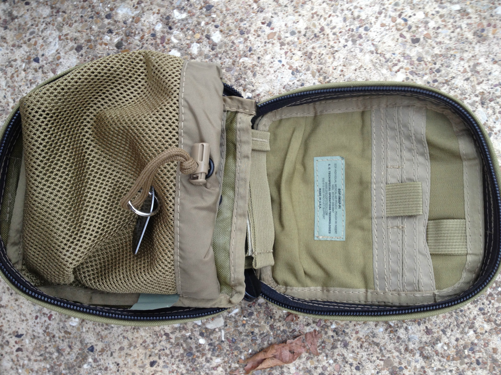Webbingbabel: S.O.Tech SOF Individual Medical Aid pouch w / Insert