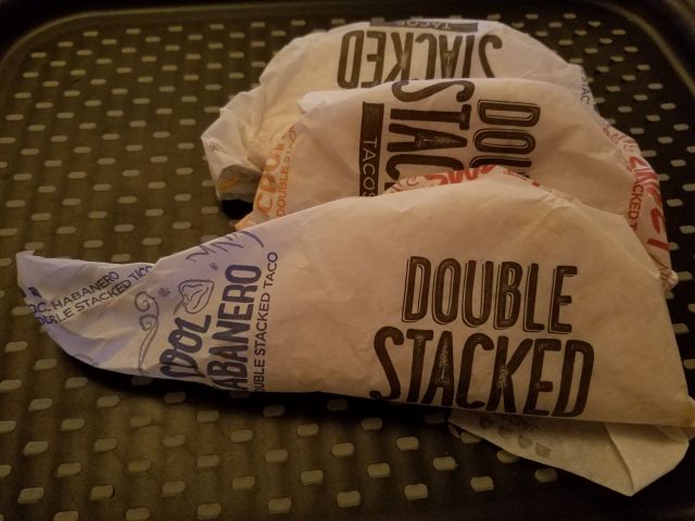 A Closer Look at Taco Bell's Double Stacked Tacos Test Item