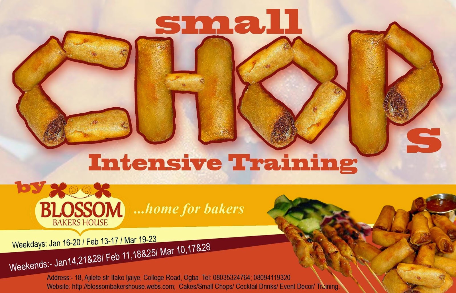 Small Chops Affairs: Best Small Chop (finger Food) Training in Nigeria