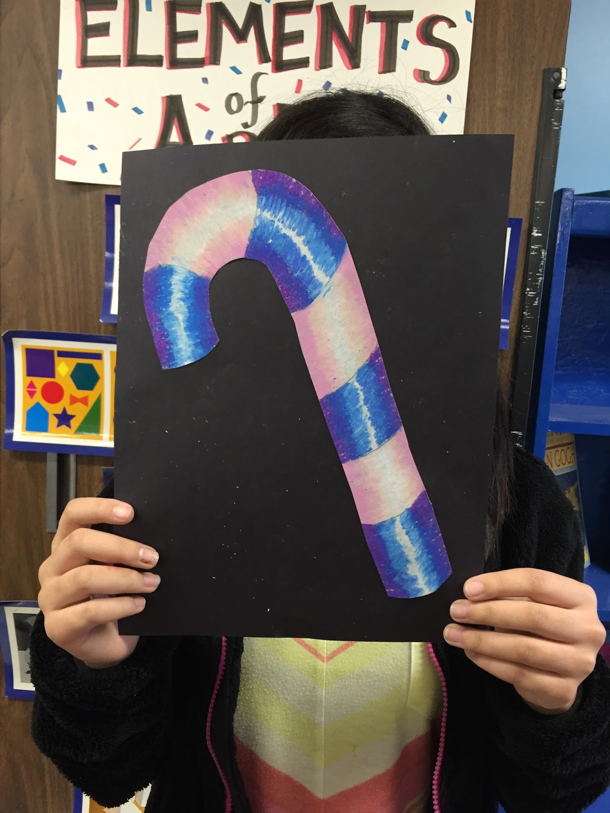 Elements of the Art Room: 4th & 5th grade Blended Candy Canes