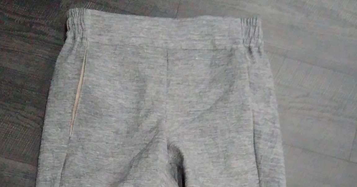 begonia sews: French Navy Calyer pants: tacky lounge pants for the win!