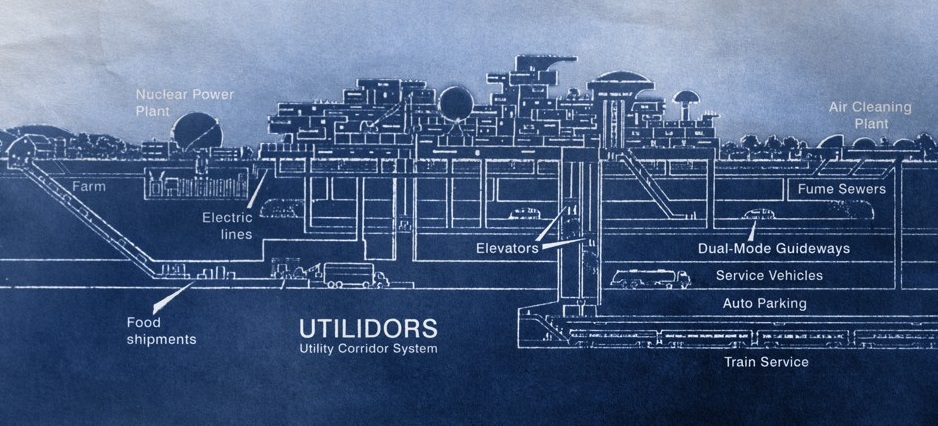 perfect for roquefort cheese: utilidors