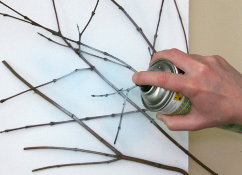 Recicla Inventa: Cómo hacer cuadros con ramas - Tutorial