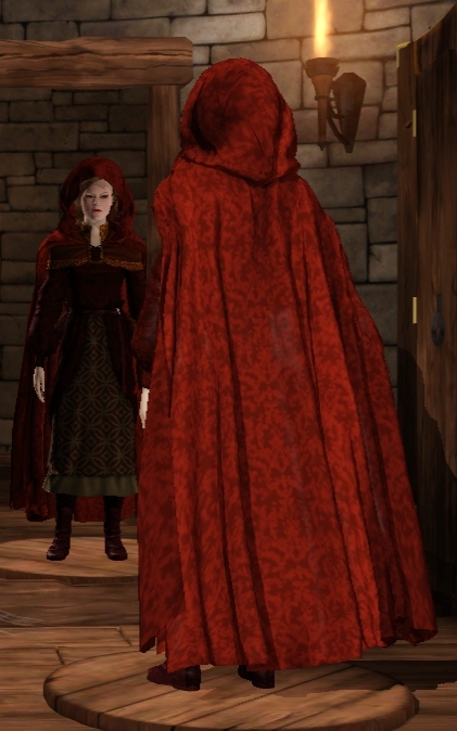 Загрузки для Sims Medieval : Female Cloak by Natalia Auditore - for TSM ...