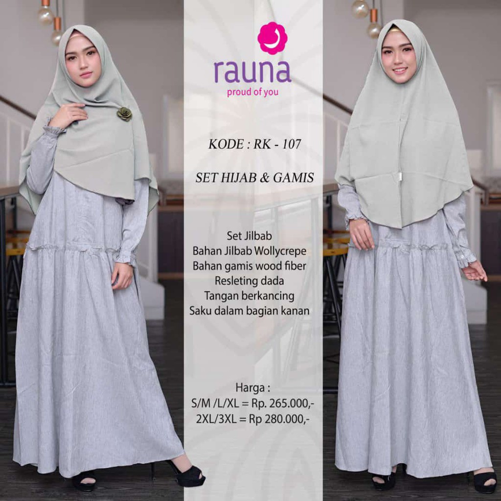 KOLEKSI GAMIS RAUNA TERBARU RK 105,106,107,108