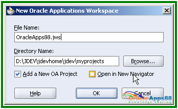 Oracle Applications: Oracle Application Framework (OAF) - Hello World Page