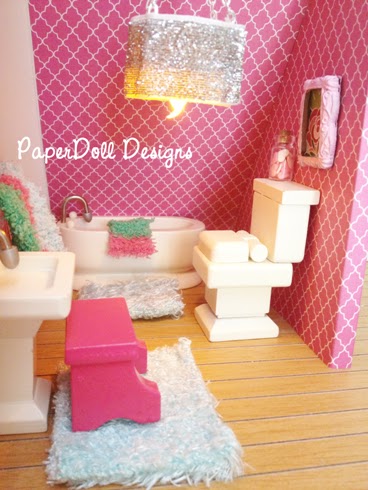 PaperDoll Designs: The Paper Dollhouse - Bathroom Makeover Reveal!