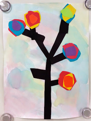 Color Mixing Trees (1st) | Art with Mrs. Nguyen