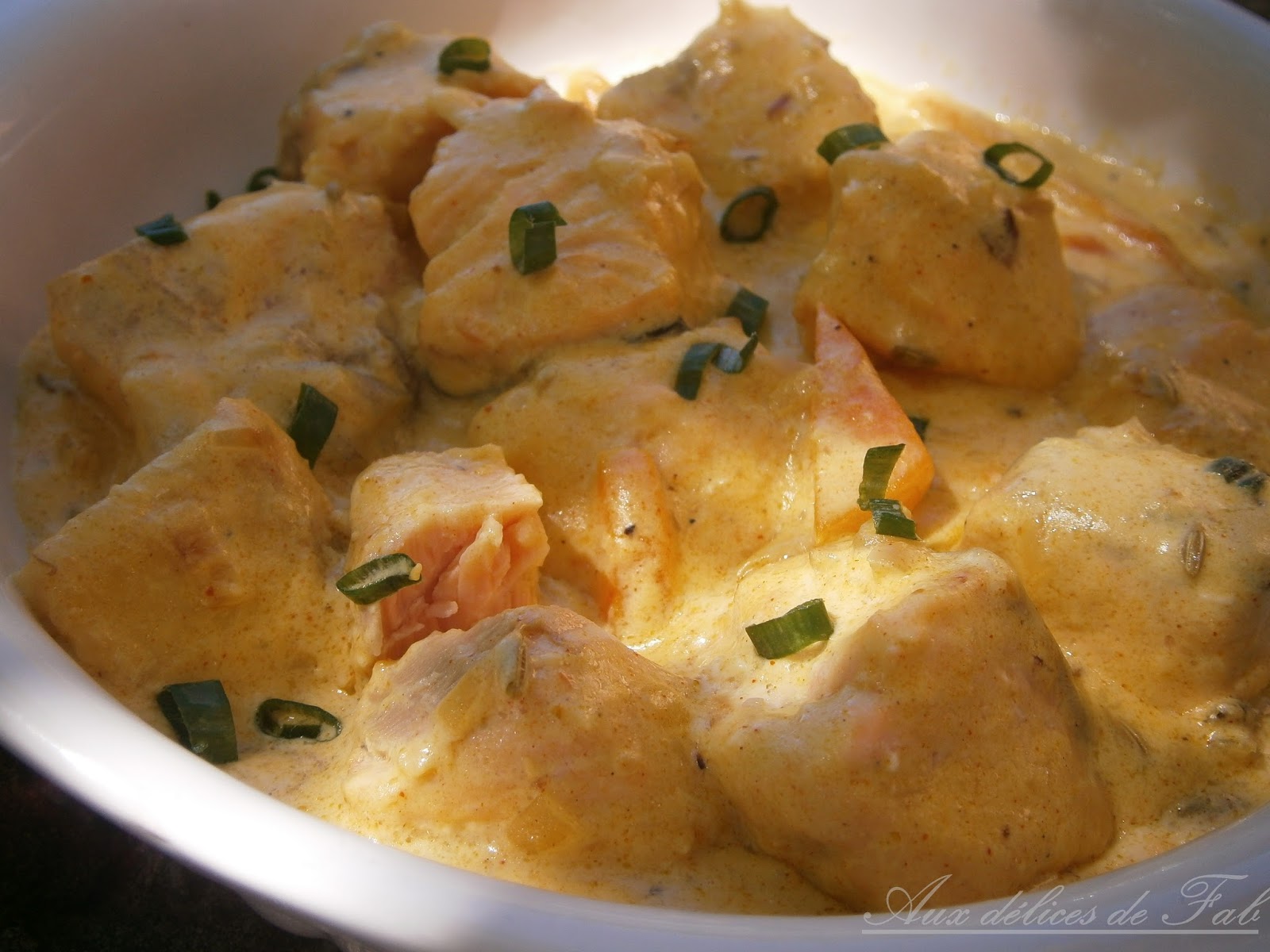 Aux délices de Fab: Blanquette de saumon