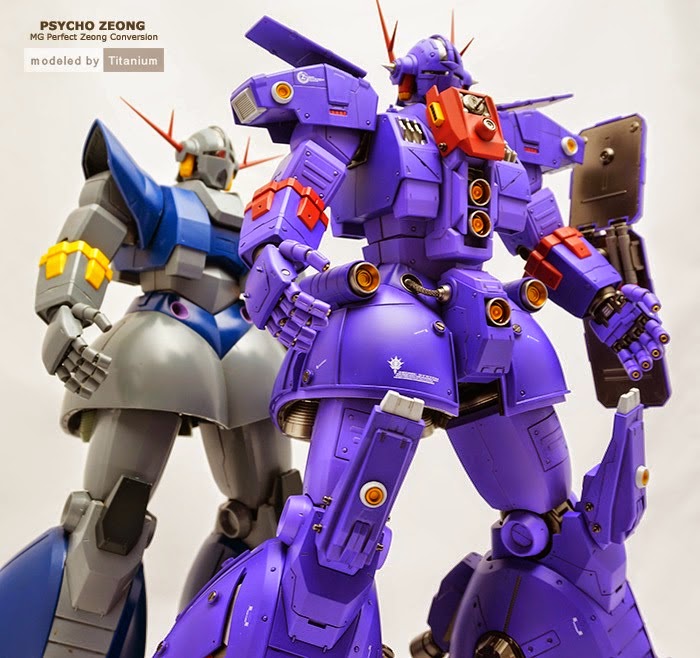 Gundam Family: MG 1/100 Perfect Zeong "Psycho Zeong" Custom Build (GBWC ...