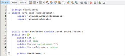 Cara Membuat Kalkulator (GUI) NetBeans IDE ~ JAVA IRFAN