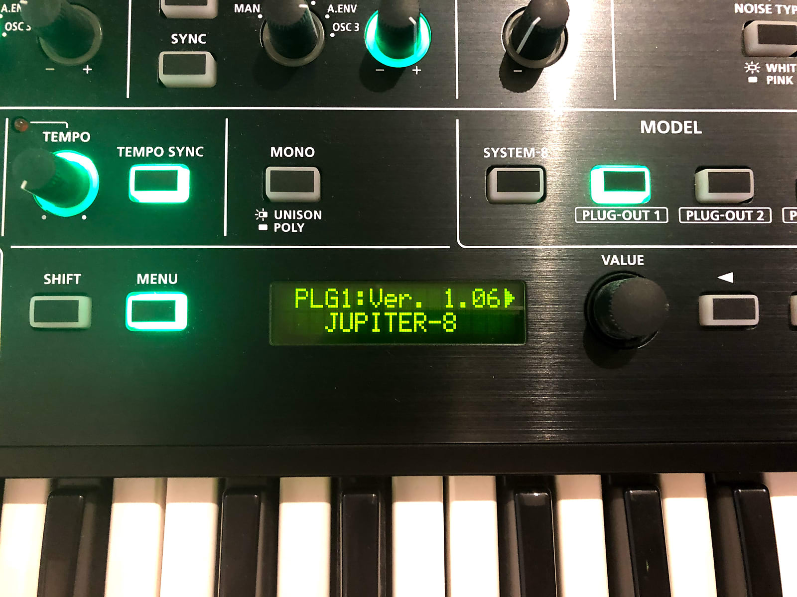 MATRIXSYNTH: Roland System 8 Synth w/Aluminum Ends & GEOSynths Sound Sets