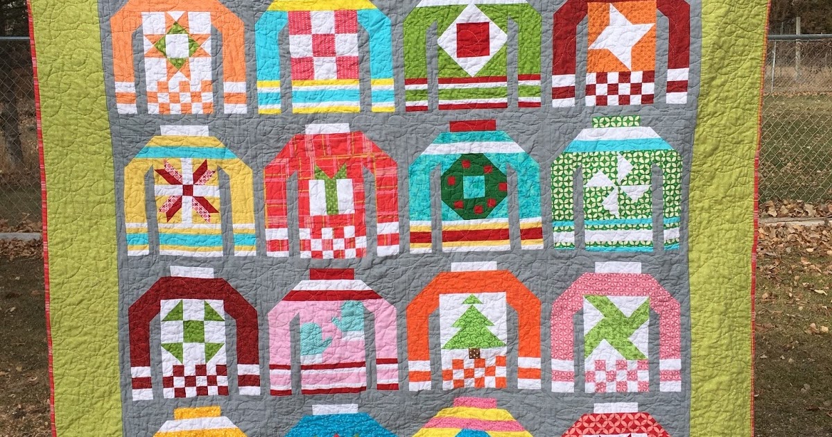 Tanya Quilts in CO: Ugly Xmas Sweater Quilt Finished!