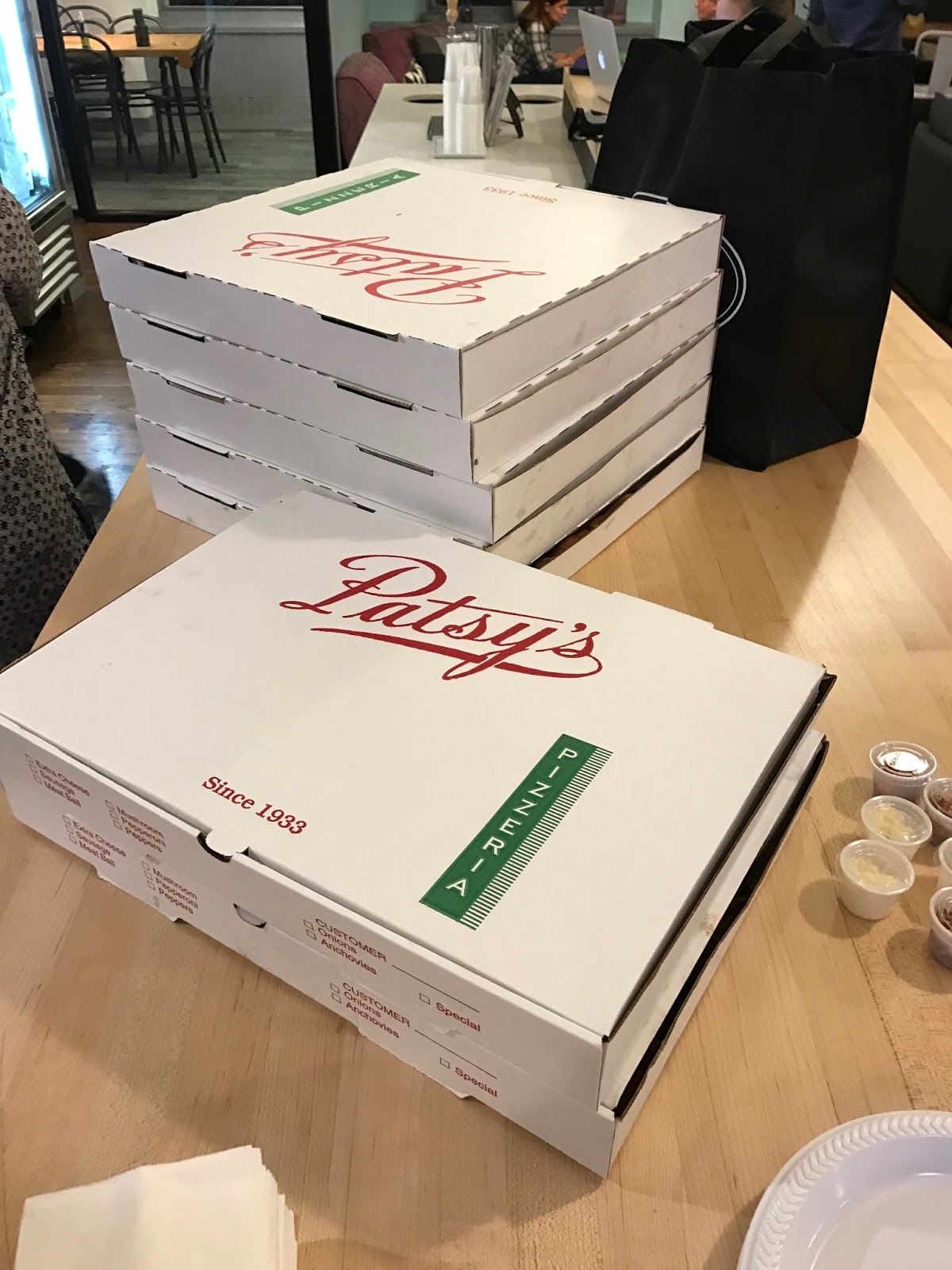 31 Days of Pizza: Day 4, 2016: Office Pizza Party provided by Patsy's ...