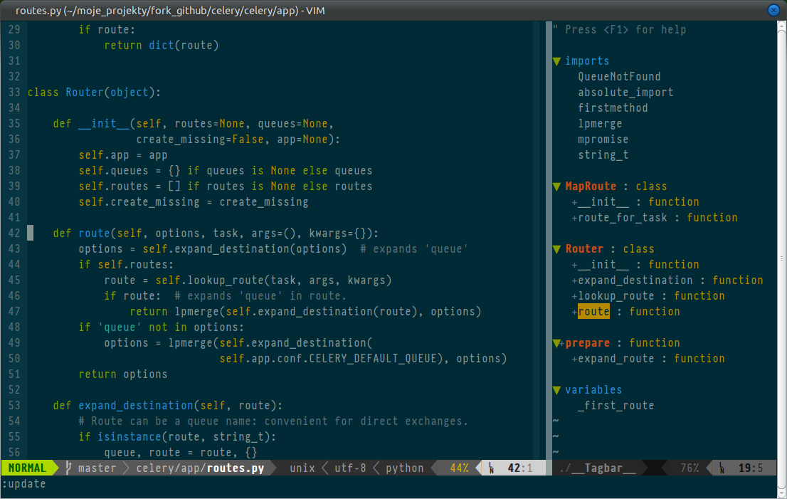 Vim tagbar Vim tagbar